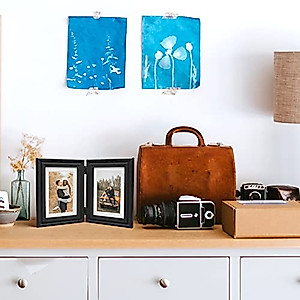 WISADD Bundled with Vertical 5X7 Double Picture Frames