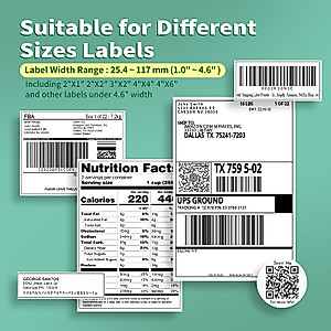 Thermal Label Printer, Shipping Label Printer, Label Printer for Shipping Packages, Desktop Label Printers for Small Business, Barcode Printer - Compatible with USPS, Amazon, Shopify, Etsy, Ebay