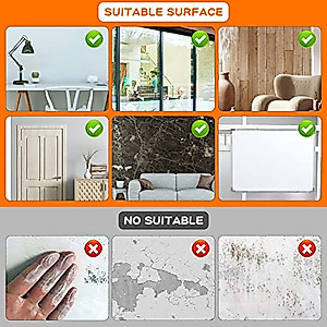 Felt Bulletin Board Corkboard Strips for Walls, Self-Adhesive Memo Board with 35 Pushpins, Wall Decor for Desk, Cubicle, Home, Office, Classroom 3 Pack