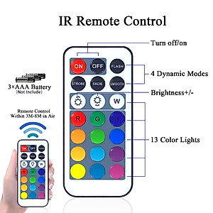 Sylawnlife Submersible Lights, LED Submersible Lights with Remote IP68 Waterproof Battery Operated Above Ground Pool Lights for Vase, Bucket, Pumpkin, Christmas