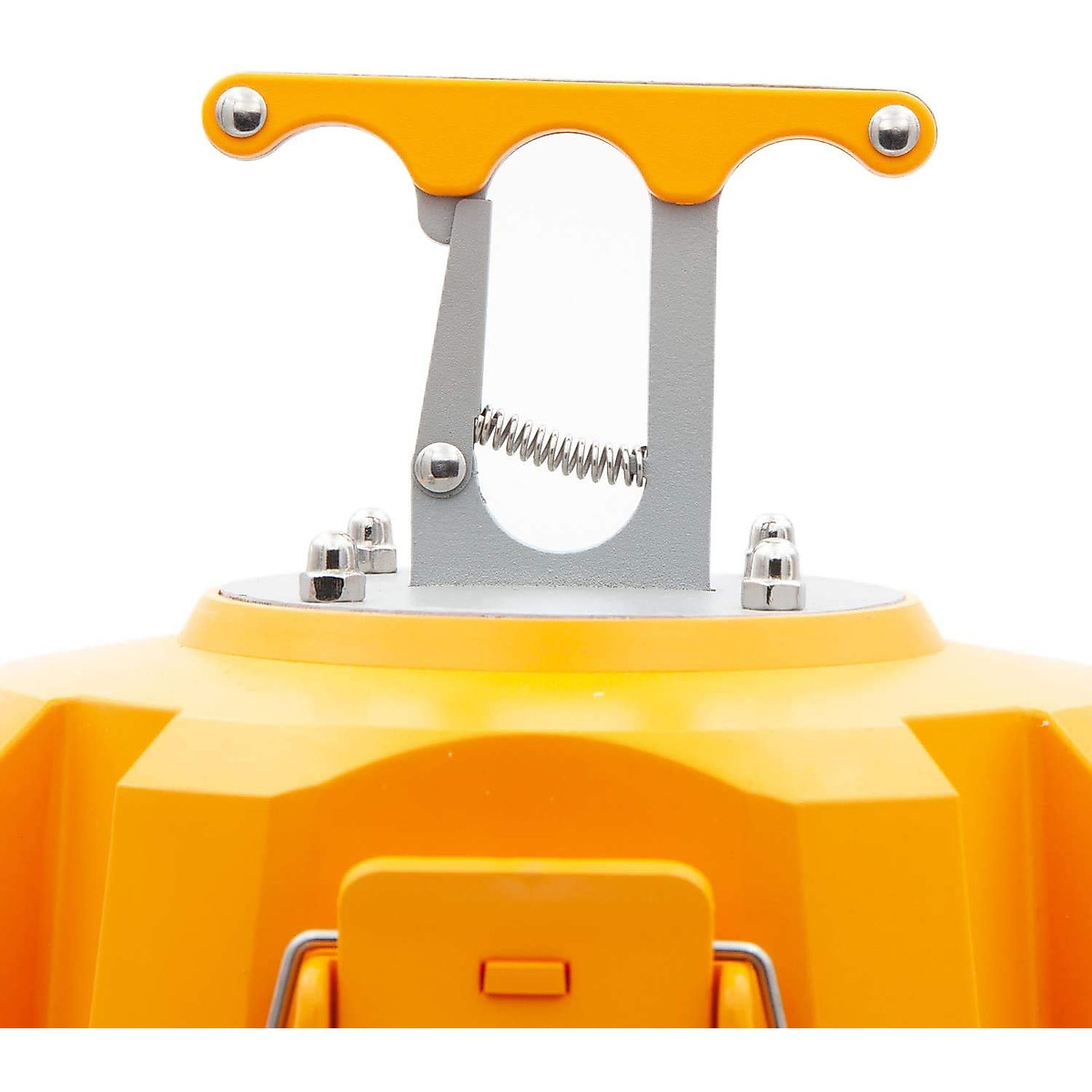 LB74101 100W LED Temporary Work Light 5000K 12500Lm Outdoor Corded Portable Lights with Stainless Steel Guard & Hook for Mine Wharf Job Site Lighting,IP65 Dust Waterproof,Plug-n-Play