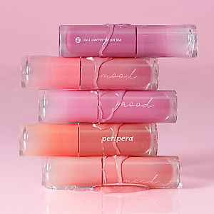 Peripera Ink Mood Glowy Tint, Lip-Plumping, Naturally Moisturizing, Lightweight, Glow-Boosting, Long-Lasting, Comfortable, Non-Sticky, Mask Friendly, No White Film (03 ROSE IN MIND)