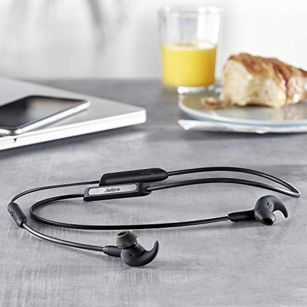 Jabra Elite 45e Alexa Enabled Wireless Bluetooth in-Ear Headphones – Titanium Black (Renewed)