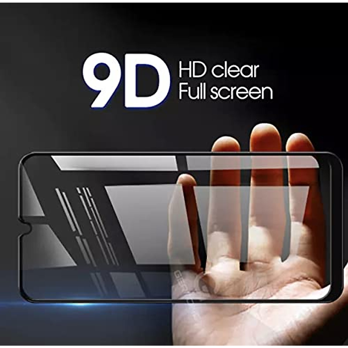 Glass Screen Protector Compatible Premium 9D for iPhone 12 Mini 5.4" [HD Clear][Anti-Scratch] Full-Screen Coverage Tempered Screen Premium