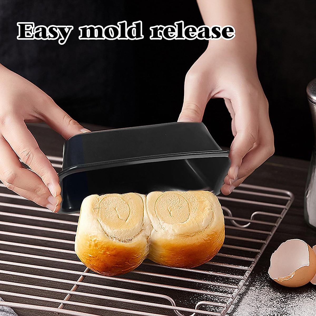 Foxtell 15 Pcs Nonstick Carbon Steel Baking Bread Pan Mini Loaf Pan for Baking Bread Small Banana Bread Tins Non Stick Tiny Meatloaf Pan for Homemade Bread Kitchen Baking Pan Tin, 6.1 x 3.3 x 2.1