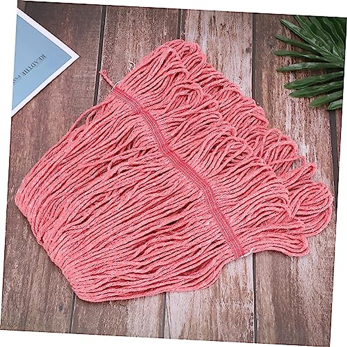 KALLORY 1pc Replacement Mop Pads Industrial Mop Thin Headband Sponge Mops Floor Mops Microfiber Spray Mop Practical Mop Cloth Mop Cloth Replacement Cleaning Mop Cloth Mop Head Red Supplies