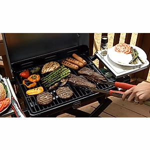 Cuisinart CGS-134 Grilling Tool Set with Grill Glove, Red (3-Piece)