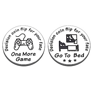 Valentines Day Gift for Boyfriend Him Her Funny Gifts Decision Coin Double-Sided Gifts Teen Teenager Christmas Birthday Gifts for Son Daughter Stocking Stuffers for Women Men Friends Girlfriend