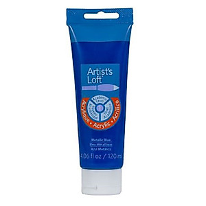 Artist's Loft Metallic Acrylic Paint, 4 oz. (Metallic Blue)