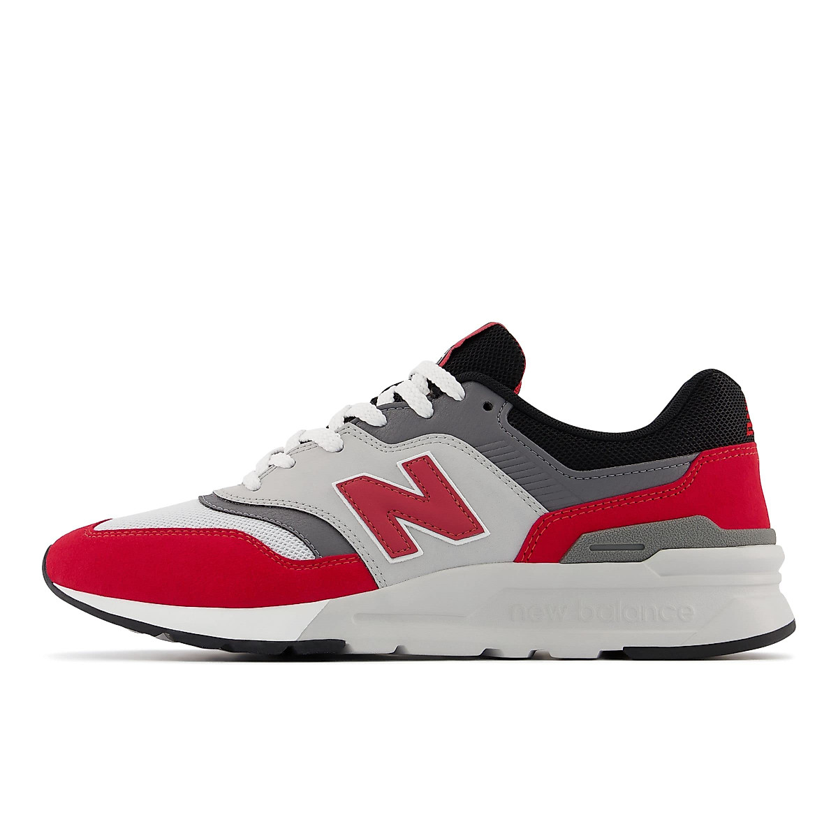New Balance Men's 997H V1 Lifestyle Sneaker, Team Red/Black, 12