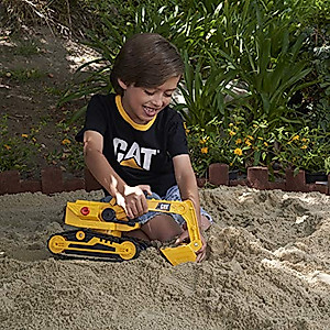 CAT Construction Toys, 11.5" Power Haulers Excavator, Realistic Lights & Sounds, Motion Drive Technology, Working Features, and Interactive Play for Ages 3+