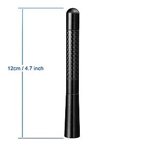 Bingfu Car Radio Antenna Mast Carbon Fiber Truck Antenna Replacement for Ford F150 Raptor F250 F350 F450 Super Duty, Dodge RAM 1500 2500 3500, Toyota, Nissan, Jeep