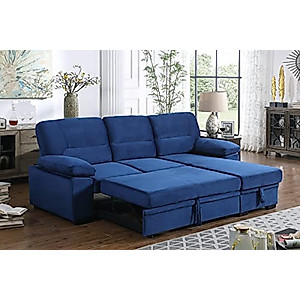 Lilola Home Kipling Sectional, Blue
