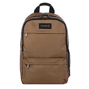 WOLVERINE 27L Slimline Laptop Backpack, Chestnut, One Size