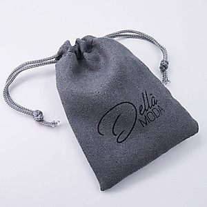 Circle & Bar Front Hoop Earrings | 18k Gold Plated Hypoallergenic Brass