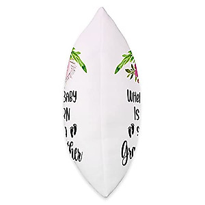 First Time Grandmother pillow When a Baby is Born so is a Grandmother Throw Pillow, 16x16, Multicolor