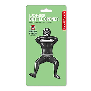 Kikkerland Luchador Bottle Opener, Colors may vary and Styles