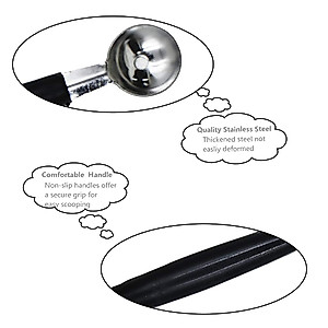 2 Pack Double Ended Headed Fruit Icecream Ball Spoon,Stainless Steel Melon Baller,Smooth Round Melon Balls Melon Scoop for Watermelon/Ice Cream/Fruits/Sorbet/Meatball