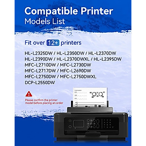 TN760 LemeroUexpect Remanufactured Toner Cartridge Replacement for Brother TN760 TN-760/TN-730 Black High Yield Toner TN730 for MFC-L2710DW DCP-L2550DW MFC-L2690DW L2717DW HL-L2395DW L2350DW Printer