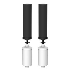 Waterdrop NSF/ANSI 42&372 Standard Gravity Water Filter, Replacement for Berkey® BB9-2 Black Filters & PF-2® Fluoride Filters, Berkey® Gravity Water Filter System and Waterdrop King Tank Series