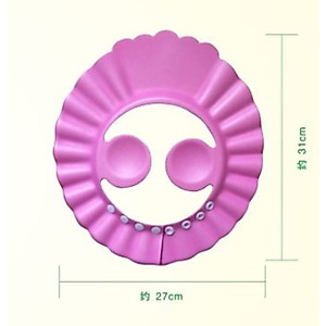 URToys 3pcs Soft Adjustable Shampoo Bath Bathing Shower Cap Hat Wash Hair Shield Hat for Baby Kids Children Hair Cutting Protect