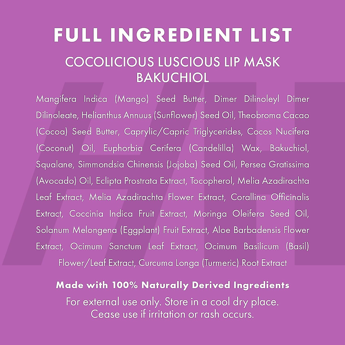 100% Natural Vegan Sleeping Lip Mask by Handmade Heroes | Bakuchiol Natural Lip Plumper, Overnight Lip Moisturizer and Conditioner for Dry Lips | Intensive Lip Butter, Lip Collagen and Lip Therapy Skin Care (Bakuchiol - Collagen Boosting)