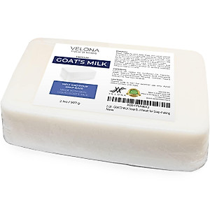 velona 2 LB - GOATS MILK Soap Base SLS/SLES free | Melt and Pour | Natural Bars For The Best Result for Soap-making