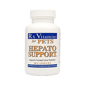Rx Vitamins Hepato Support for Dogs & Cats - Milk Thistle Supplement for Pets - 100mg Milk Thistle for Healthy Liver Function - Silymarin Capsules for Pets - 90 ct.