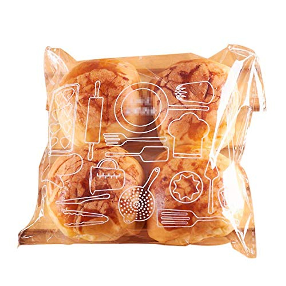 ericotry 100 Pcs 9x12 Clear Resealable Cello/Cellophane Bags Good for Bakery Candle Soap Cookie Poly Bags Gift T-Shirt and Artwork Packing Party Treat Wrap