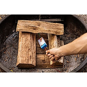 Pull Start Fire Pull String Firestarter | No Matches Required, Fire Starts in Seconds | for Campfires, Grill, Fireplace, BBQ | Lights Wet Wood, Easy to Use, Food Safe and Weather Resistant | 3 Pack