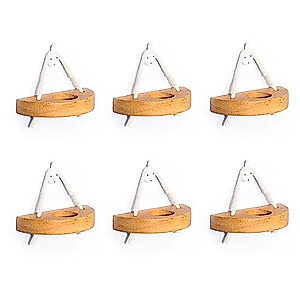 MITIME air plant holder, small air plant display stand. Wall mount to save space, wall decoration. (Plants not included) (Set of 6)