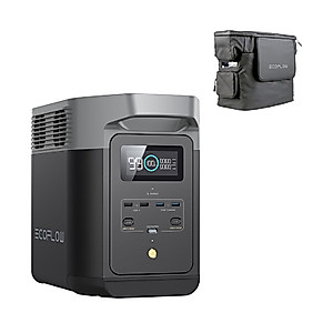 EcoFlow Portable Power Station DELTA 2 with Bag, Solar Generator with 1024Wh LiFePO4 Battery, Solar Powered Generator for Home Backup and RVs, Camping Power Station(Solar Panel Optional)