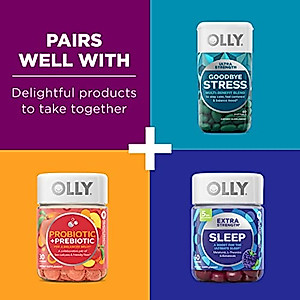 OLLY Extra Strength Elderberry Gummies, Immune Support, 450mg Elderberry, Vitamin C, D and Zinc, Berry - 60 Count