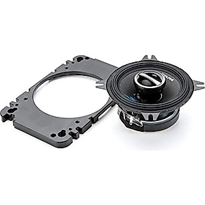 Alpine S-S40 S-Series 4-inch Coaxial 2-Way Speakers (pair) - Contains 4x6" Adapter Plate