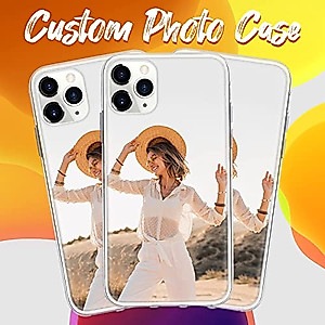 RobertsShop, Personalized Design Your Own Picture Photo Custom Customized Phone Case Cover Compatible with iPhone 6 6s 7 8 Plus SE 2020 X XS XR 11 12 Mini Pro Max Samsung Galaxy S9 S10 S20 S21 Thermoplastic Polyurethane