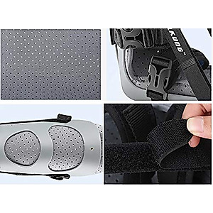 Ankle Night Splint - AFO Adjustable Foot Drop Orthosis - Ankle Support for Treatment of Plantar Fasciitis & Drop Foot,L