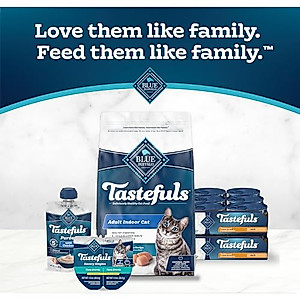 Blue Buffalo Tastefuls Wet Cat Food Paté, Made with Natural Ingredients, Turkey and Chicken Entrée, 3-oz Cans (24 Count)