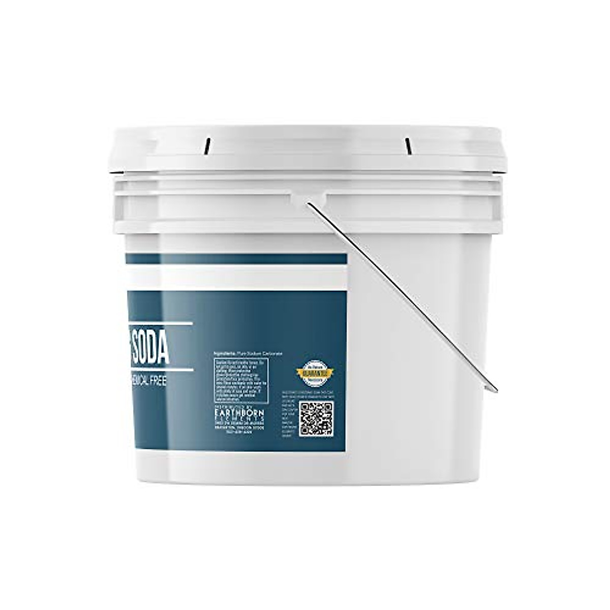 Earthborn Elements Borax Powder, Washing Soda, Soap Flakes (1 Gallon ea.) Multipurpose for cleaning & laundry, Resealable Bucket