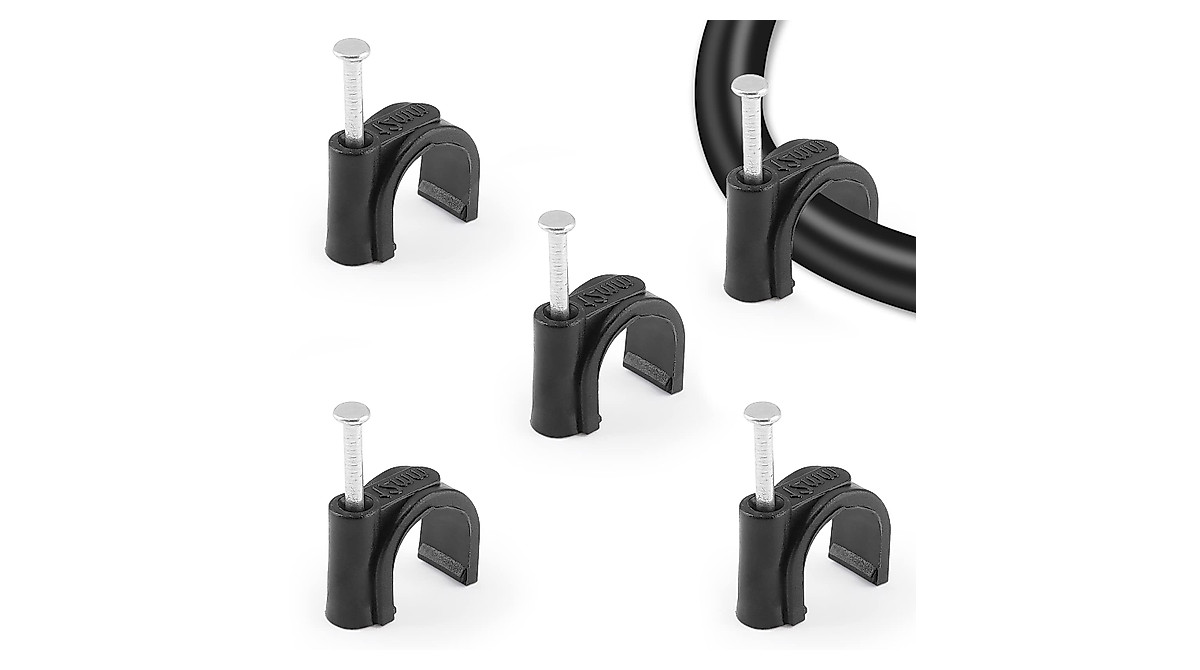 Rierdge 100 Pcs J-Hook Half Clamps for Tubing & Pipes