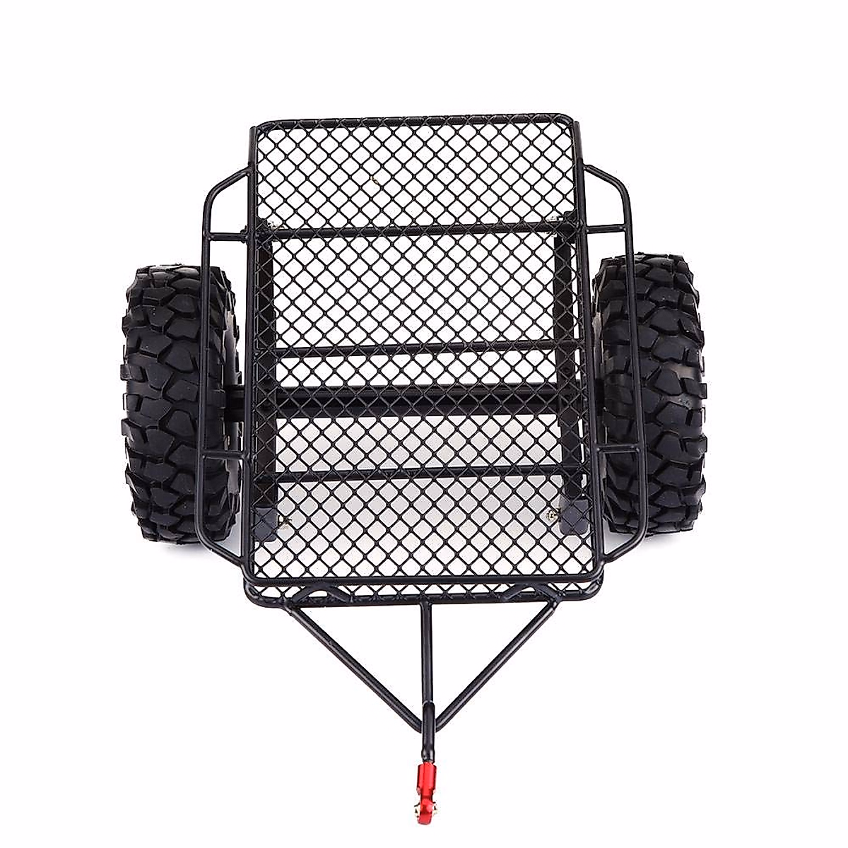 RC Tipping Trailer, Metal Trail Car Trailer Hopper DIY Modified Trailer Accessory for D90 / SCX10 / -4 1/10 Scale RC Crawler Car