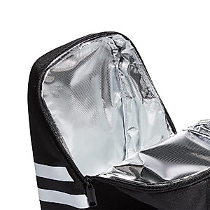 adidas Santiago Insulated Lunch Bag, Black/White, One Size