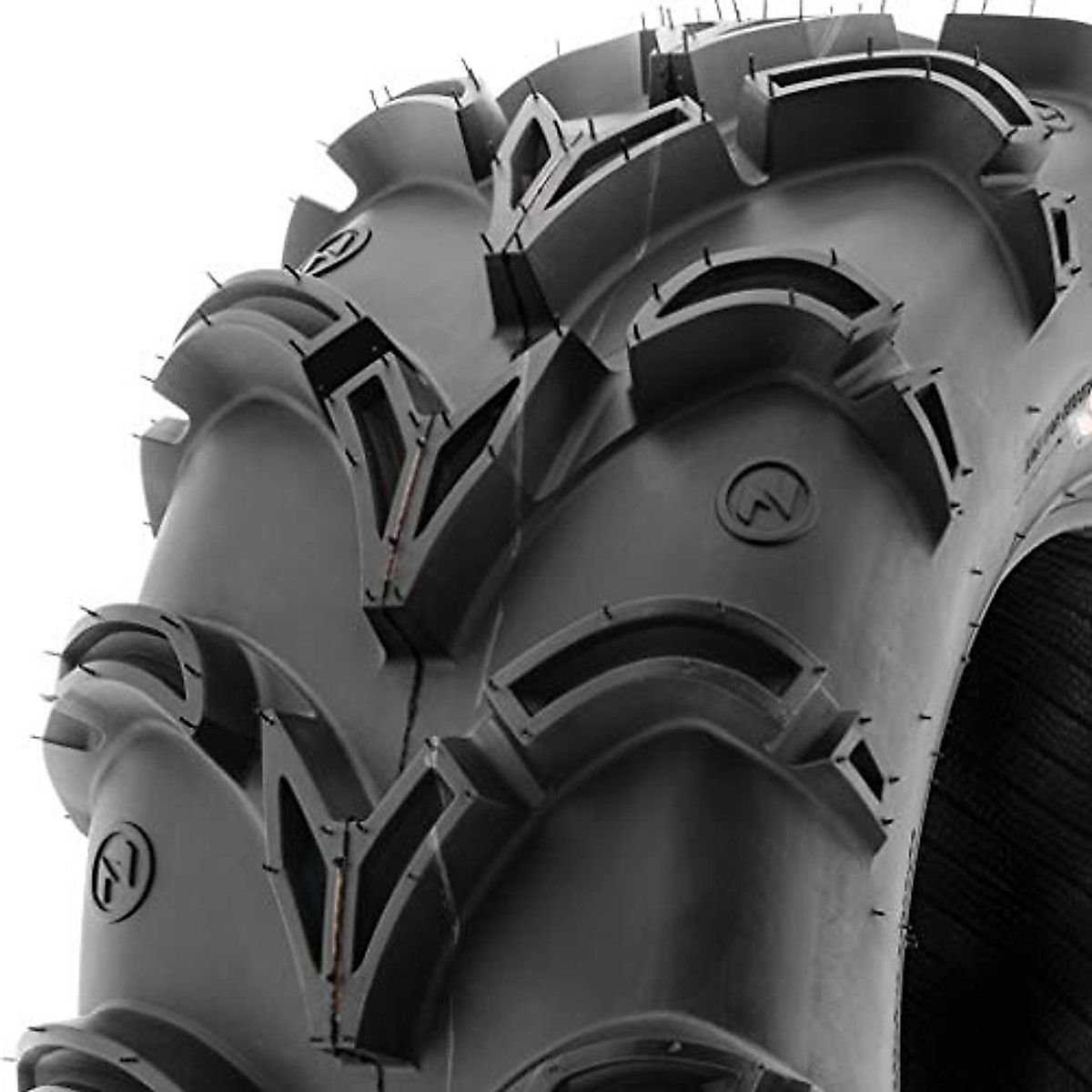 Pair of 2 SunF A050 AT 27x11-14 ATV UTV Deep Mud Terrain Tires, 6 PR, Tubeless