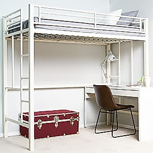 Rhino Trunk & Case Large Armor College Trunk with Removeable Wheels, Secure Dorm Storage Chest, Ideal Footlocker for Students, Strong Trunks 1000+ Pounds Sitting Capacity 32"x18"x14" (Black)