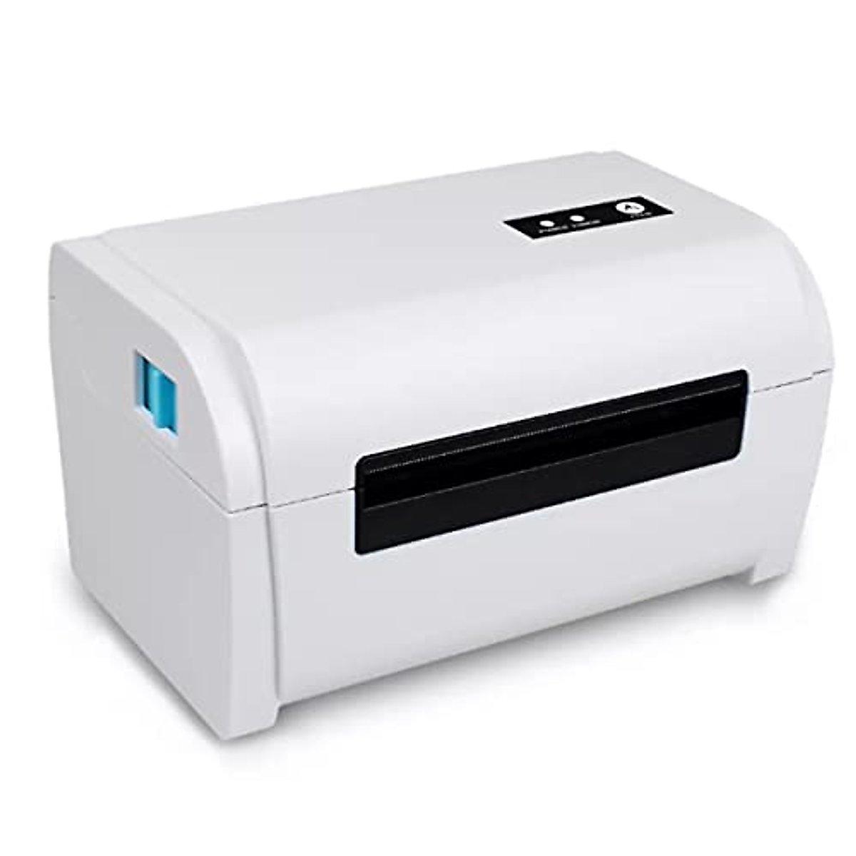 with U Disk (Driver.Software, Video are in U Disk) Label Maker Printer Thermal Barcode Shipping Printer Bluetooth and USB 110mm 4X6 Shipping Sticker Label Printer 4 inch (USB+Bluetooth Port)