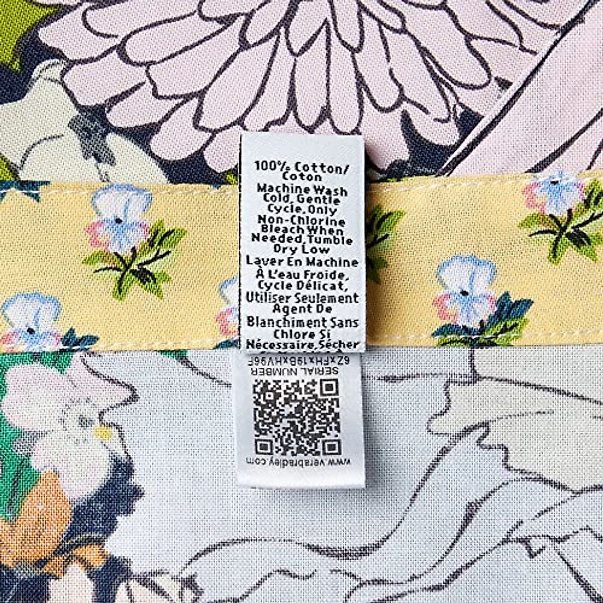 Vera Bradley Women's Lightweight Cotton Apron, Bloom Boom - Recycled Cotton, One Size