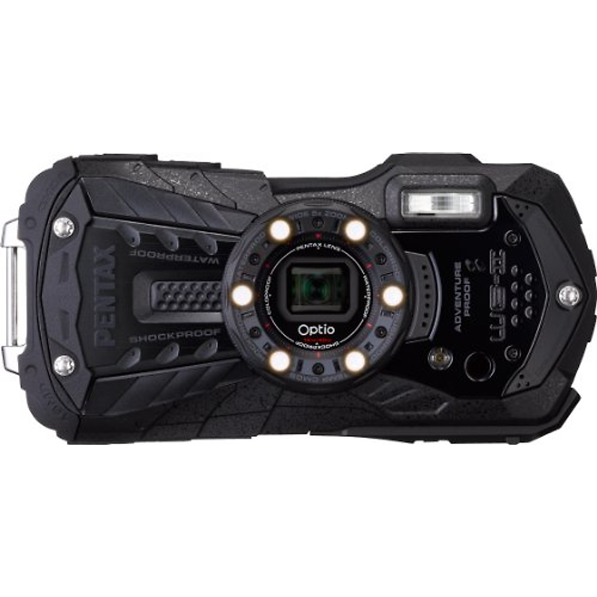 Pentax Optio WG-2 Digital Camera, Black (Discontinued by Manufacturer)