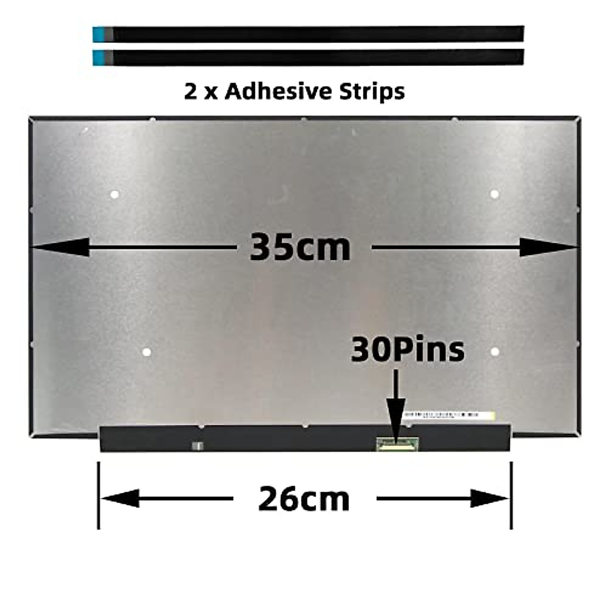 AIVIBRANT 15.6" Screen Replacement for IdeaPad Gaming 3 15ARH05 82EY IPS FHD 1920 x 1080 LCD LED Display Non-Touch Panel with Two Tapes