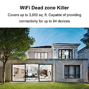 WAVLINK Mesh WiFi System up to 2,000-3,000 sq. ft. Whole Home Coverage WiFi Router/Extender Replacement, Dual-Band 2.4GHz+5Ghz, 4 x Internal Antennas, Support Touch Link Function, 2-Pack