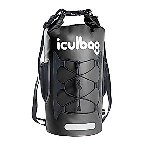 Iculbag Small Cooler Backpack Insulated Waterproof 20L/25Cans Backpack Coolers Insulated Leak Proof Roll Top Outdoors Ice Lunch Bags for Men Women Beach Camping Hiking Picnic Travel 18 Hours Cooling