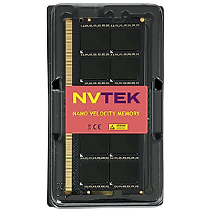 NVTEK 16GB (1X16GB) DDR4 2666MHZ PC4-21300 SODIMM 2Rx8 1.2V CL19 260-PIN Non-ECC Laptop PC Computer Memory